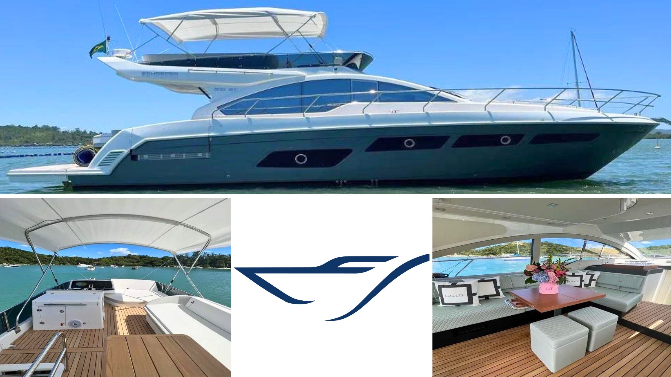 51' Schaefer Fly Yacht Rental in Miami With Captain | South Florida