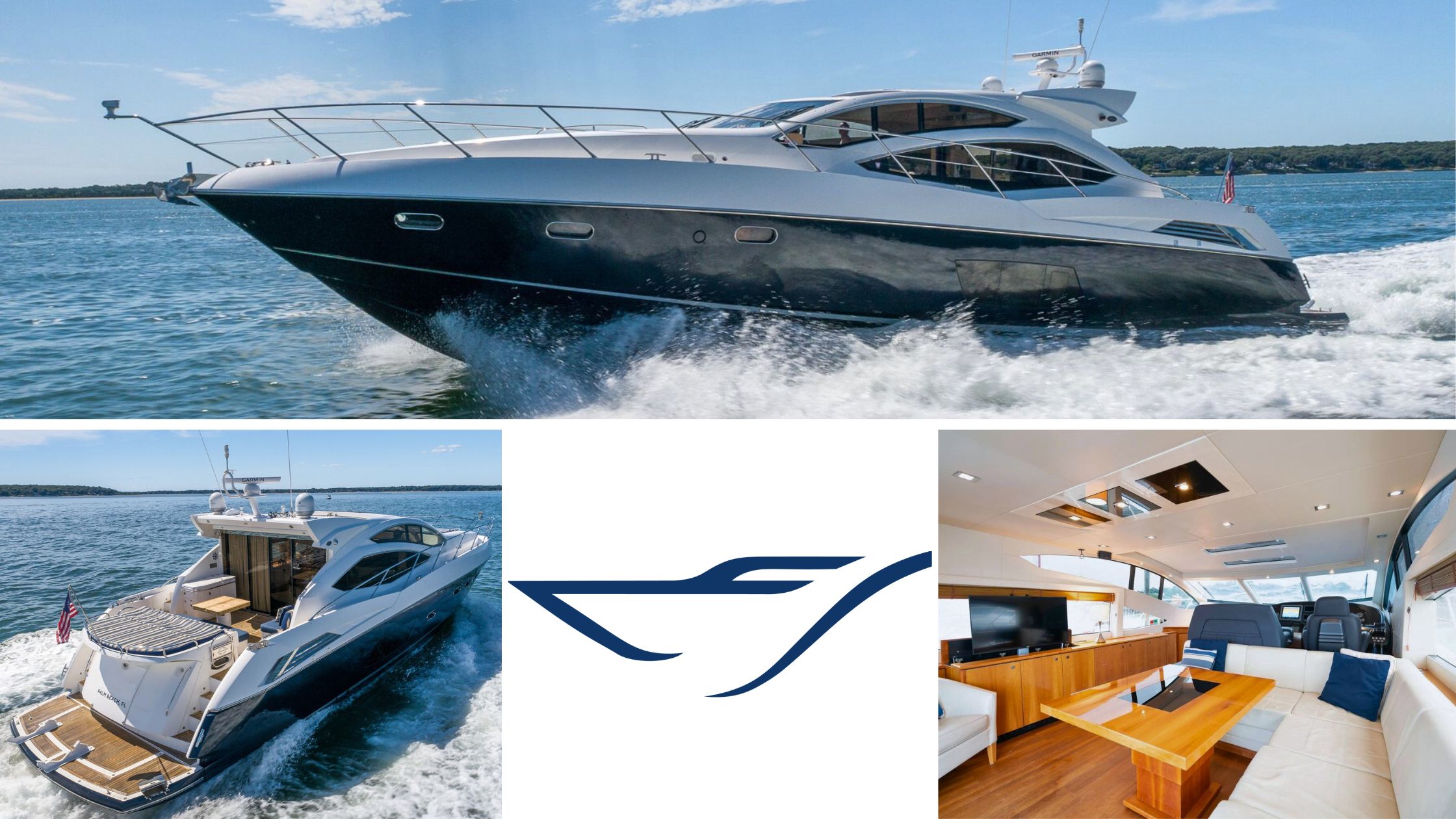 Book The Luxury 64' Sunseeker Predator Yacht | South Florida Yacht Rental